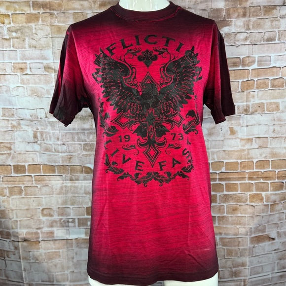 Affliction | Shirts | Affliction Mens Short Sleeve Graphic Tshirt ...